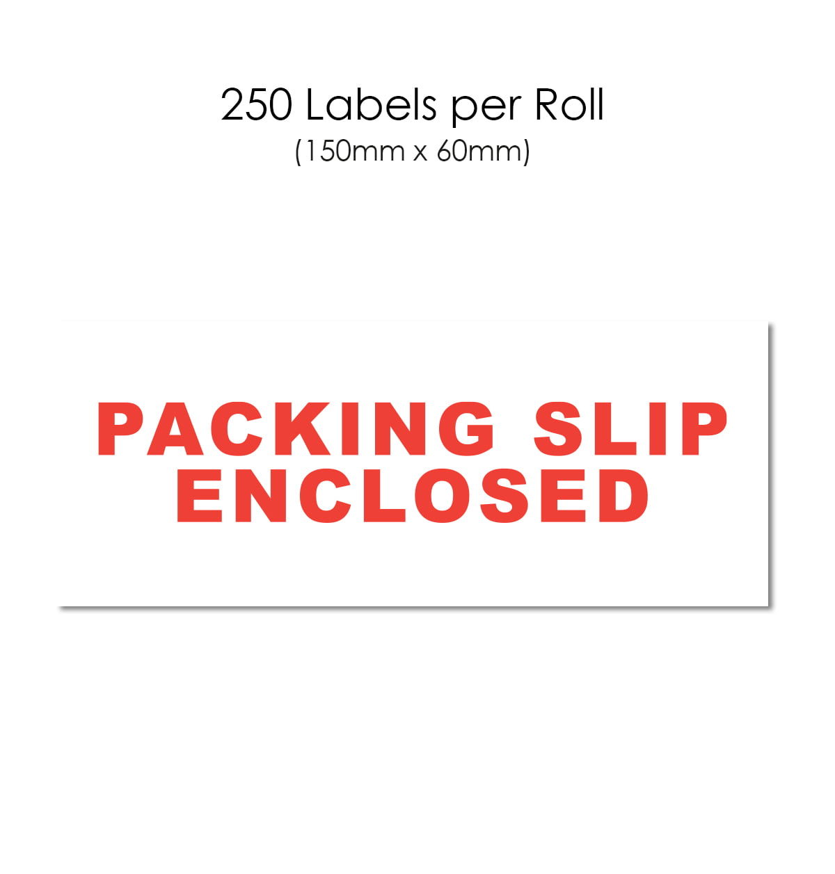 Packing Slip Enclosed Labels - Redfern | South Africa