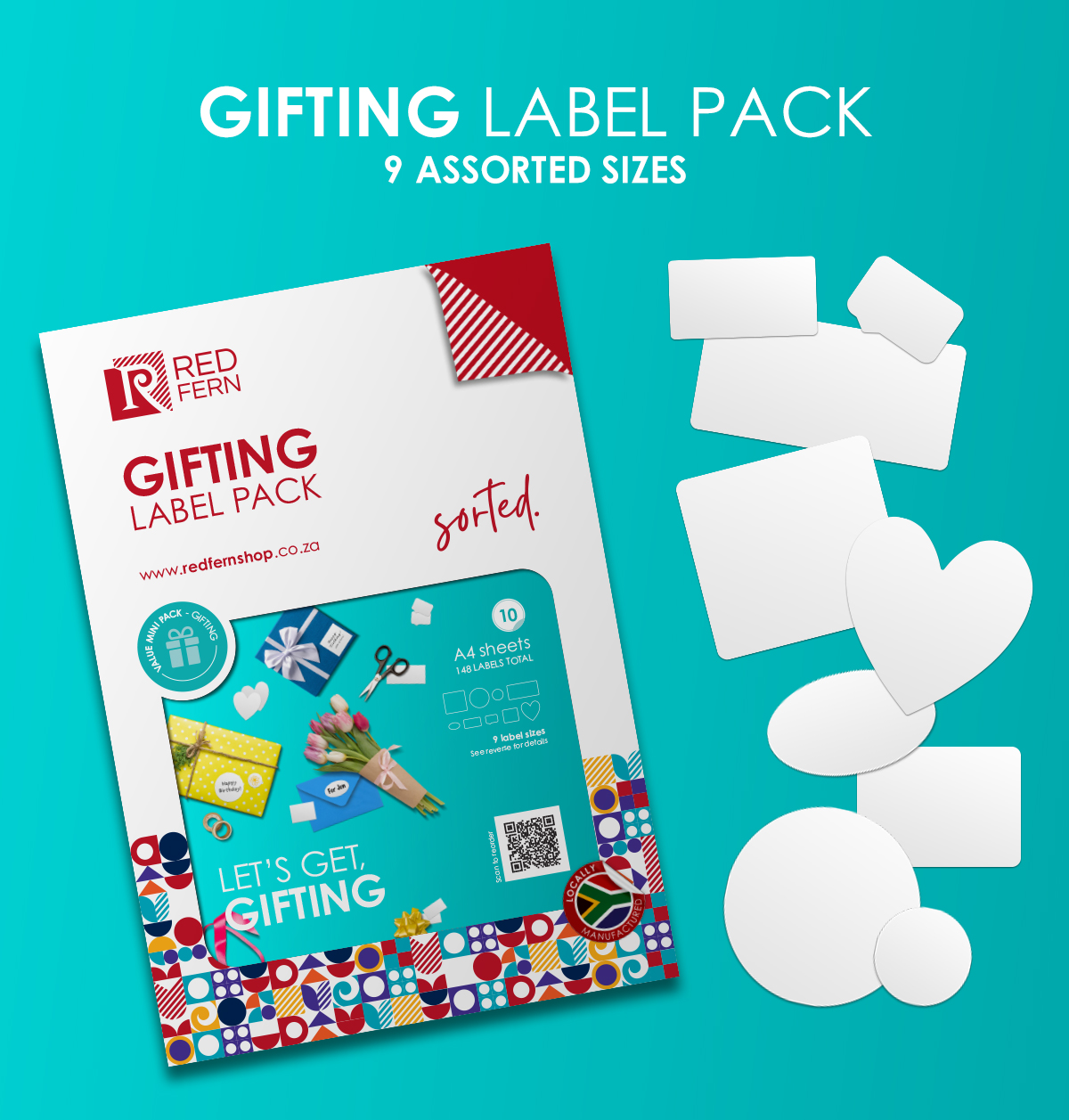 Gifting Self-Adhesive Label Pack - Redfern | South Africa
