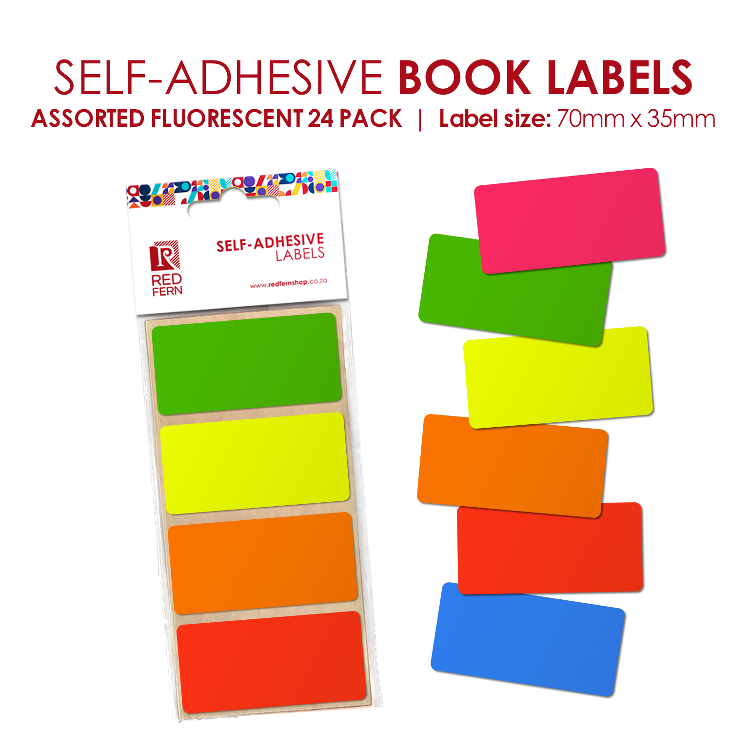 Fluorescent Book Labels - Redfern | South Africa
