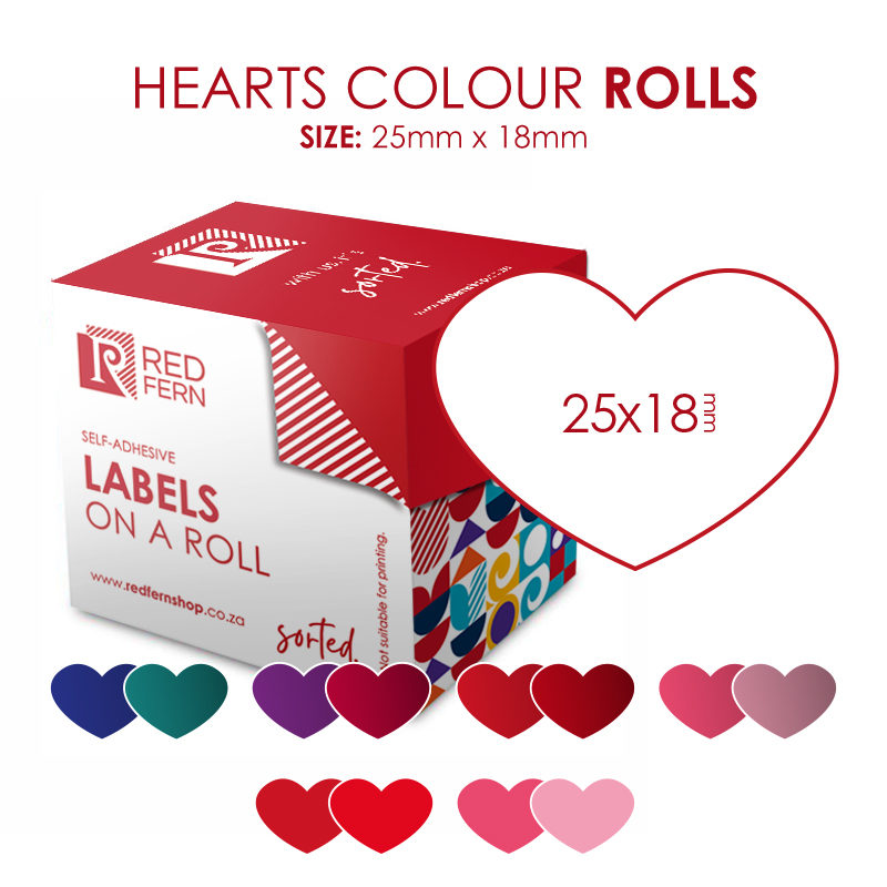 Heart Stickers - Redfern | South Africa - Custom Stickers